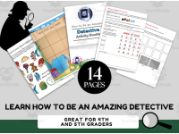 Detective Activity Booklet, Printable Games and Activities, Detective ...