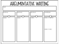 Digital Graphic Organizers: Argumentative Writing by Teach Simple