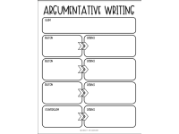 Digital Graphic Organizers: Argumentative Writing by Teach Simple