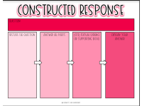 Digital Graphic Organizers: Constructed Response by Teach Simple
