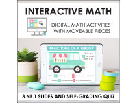 Digital Math for 3.NF.1 - Fractions as Numbers (Slides + Self-Grading ...