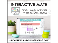 Digital Math for 5.NF.4 - Apply Understandings of Multiplication and ...