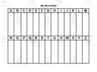 Digital Word Wall Writing Activity by Teach Simple