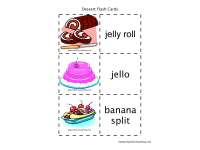 Dinner Flash Cards by Teach Simple