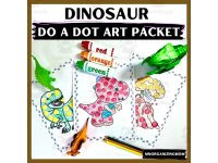 Dinosaur Do A Dot Art Packet by Teach Simple