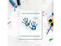 DIY Earth Day Craft, Handprint Art, Classroom Bulletin Board Display ...