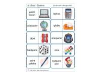 Dominoes: At School Vocabulary by Teach Simple