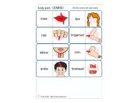 Dominoes: Body Parts by Teach Simple