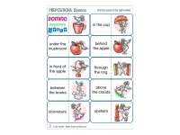 Dominoes: Prepositions by Teach Simple