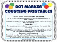 Dot Marker Counting and Skip Counting Printables for Primary Students ...