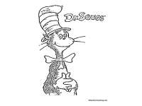 Dr. Seuss Coloring Page by Teach Simple
