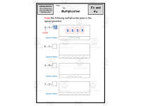 Drawing Multiplication Sums Worksheet Packet by Teach Simple