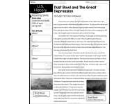Dust Bowl and the Great Depression Reading Packet by Teach Simple