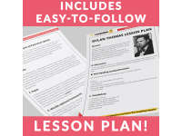 Dylan Thomas - Reading Comprehension Worksheet & Lesson Plan by Teach ...