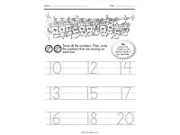Early Math: Numbers, Number Sense, and Operations Printable Workbook by ...