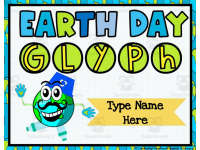 Earth Day Glyph by Teach Simple