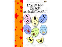 Easter Egg Crack Alphabet Matching by Teach Simple
