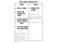 Editable Make Your Own: Vocabulary Grab Bag Game by Teach Simple