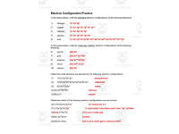 Electron Configuration Practice by Teach Simple