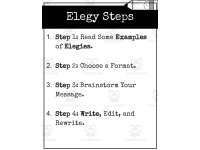 Elegy Poetry Writing | Posters & Graphic Organizers by Teach Simple