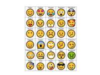 Emoji Bingo Cards by Teach Simple