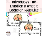 Emotions and Body Feelings Social Story-- Character Kids- Girls by ...