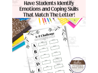 Emotions and Coping Skills Challenge For Early Elementary Students by ...