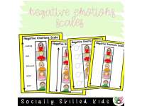 Emotions Scales With Activities, Positive & Negative Scales by Teach Simple