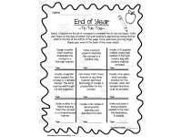 End of Year Math Project | 4th Grade Tic-Tac-Toe by Teach Simple