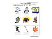 Ending Digraphs Pictures Worksheet by Teach Simple