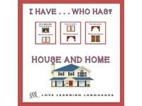 ESL ELL House and Home Vocabulary - I have... Who has...? by Teach Simple