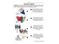 Events in US History Worksheet by Teach Simple