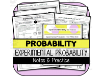 Experimental Probability NOTES & PRACTICE by Teach Simple