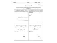 Exponent Rules & Laws Quiz - Multiple Versions by Teach Simple