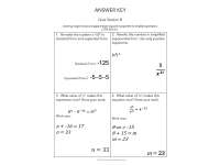 Exponent Rules & Laws Quiz - Multiple Versions by Teach Simple