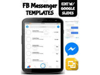 Facebook Messenger Template (Editable on Google Slides) by Teach Simple