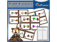 Fall Foxes Compound Words Task Cards - EBOOK by Teach Simple