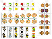 Fall Themed Game Boards by Teach Simple