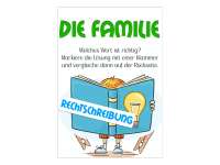 Family Clip Cards for Practicing Spelling & Vocabulary (German) by ...
