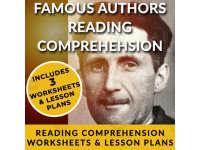 Famous Authors Reading Comprehension Bundle; George Orwell, Franz Kafka ...
