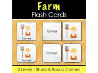 Farm Vocabulary - Digital Activities, Word List & Quiz + 4 Flashcard ...
