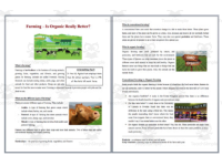 Farming – Is Organic Really Better? - Science Reading Article - Grades ...