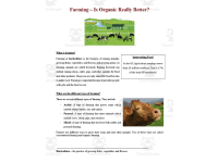 Farming: Organic vs. Conventional - Science Reading Article - Grade 8 ...