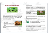 Farming: Organic vs. Conventional - Science Reading Article - Grade 8 ...