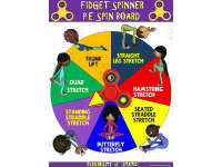 Fidget Spinner Boards: Yoga, Balance + Flexibility by Teach Simple