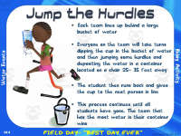 Field Day Event Cards: Water Events by Teach Simple