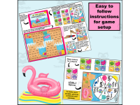 File Folder Game: At the Beach | Beginning Consonant Digraphs by Teach ...