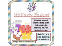 Financial Literacy: My Party Budget- Decimals and Percentages ...