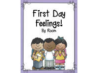 First Day Feelings - Class Book by Teach Simple