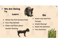 First Farmers | Reading Comprehension Deck | Interactive Lesson by ...